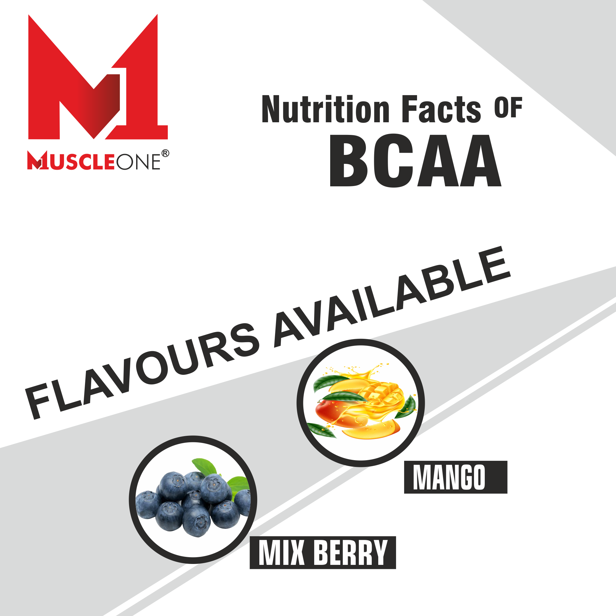 Muscle One BCAA MANGO – MUSCLEONE