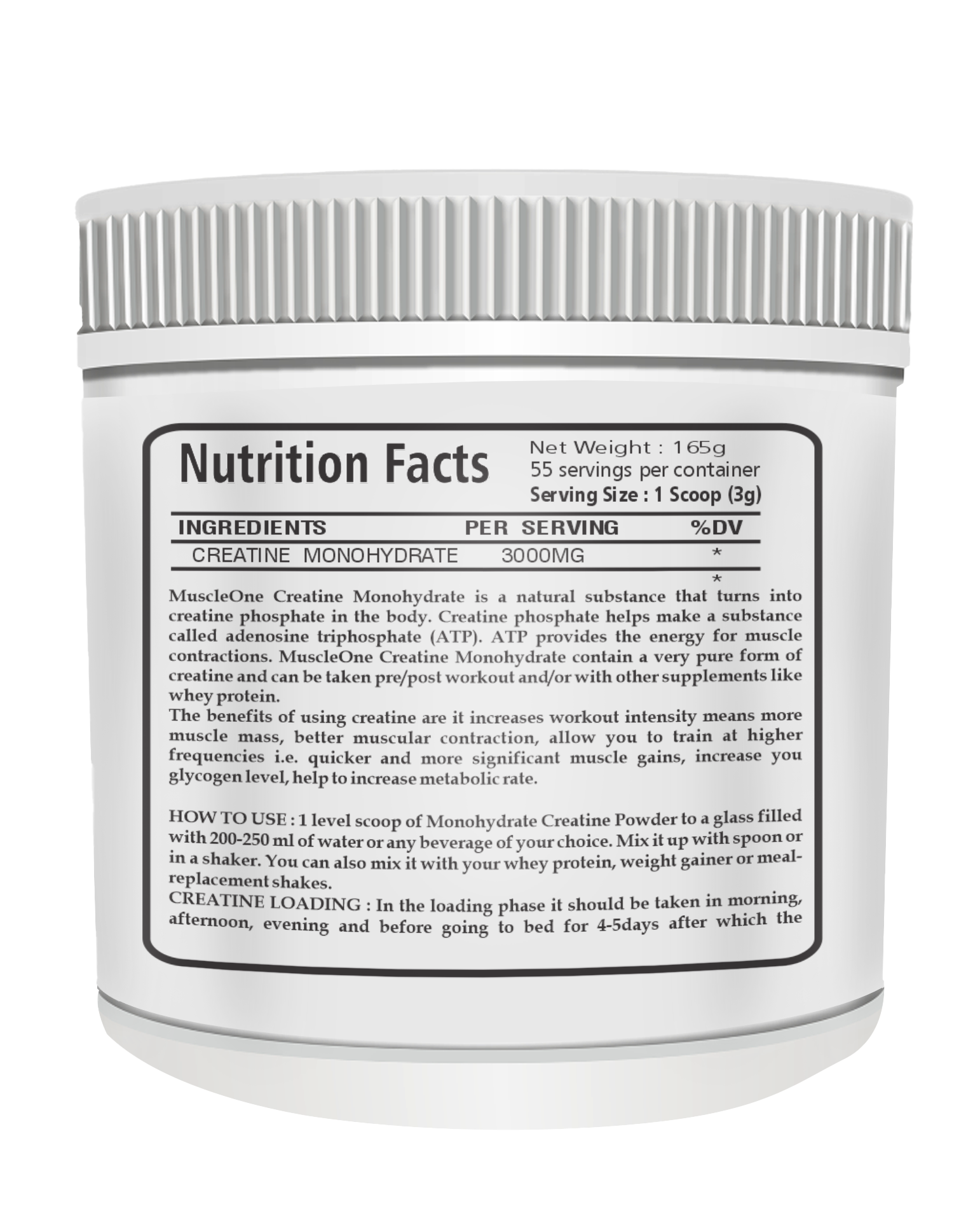 Muscle One Creatine Monohydrate – MUSCLEONE