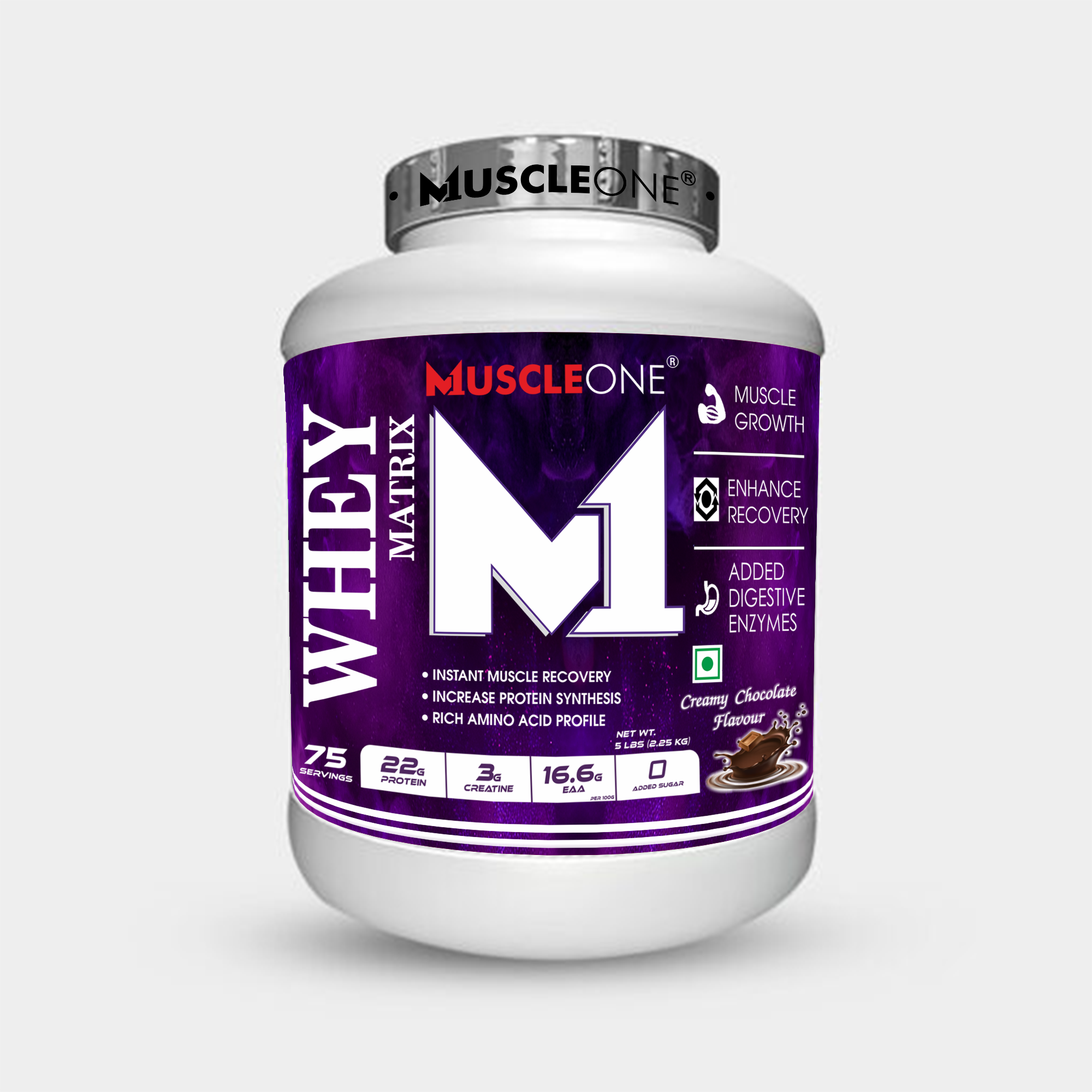 Muscle One Whey Matrix Protein 2kg Creamy Chocolate Flavour – MUSCLEONE
